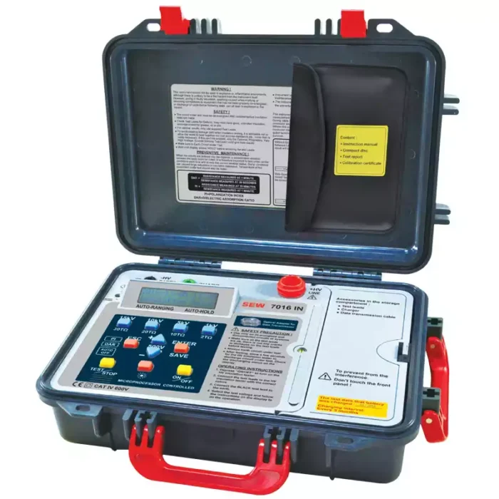 Megómetro Digital 500 V/15 KVD 30 TOHM – Kapek Internacional S.A.C.